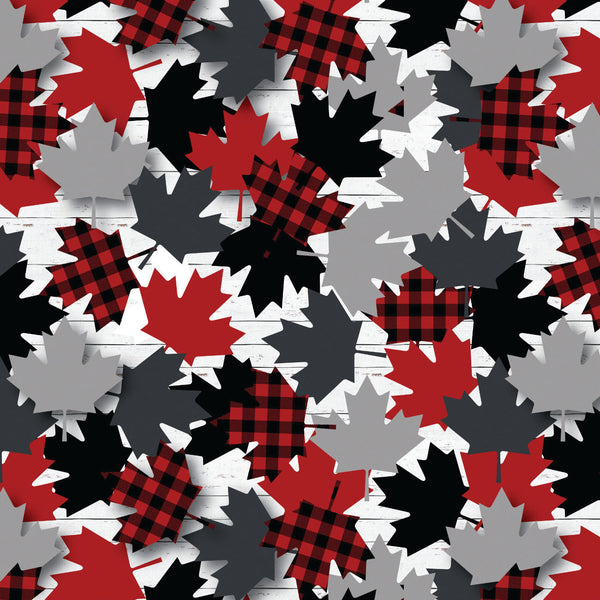 North of Ordinary Collection-Maple Leaves-Multi-100% Cotton-21250103-0 ...